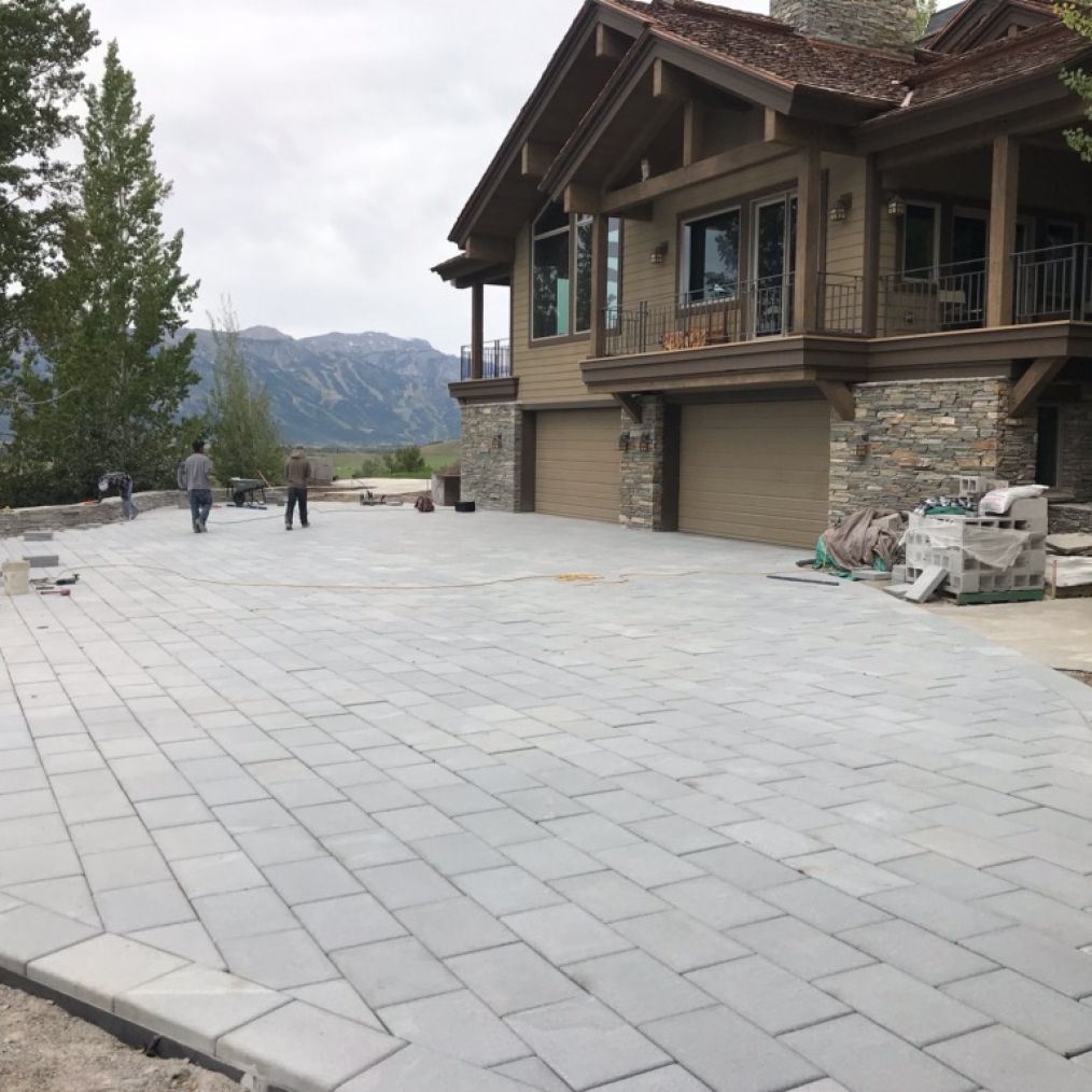 Cobalt Grey Granite - Brickline Pavers