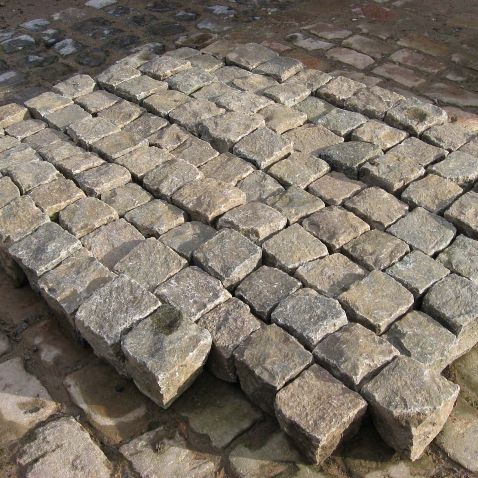 Reclaimed Cobbles - Brickline Pavers